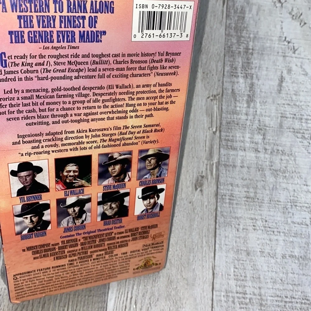 Vintage | Other | The Magnificent 7 County Western Vhs Tape Sealed ...